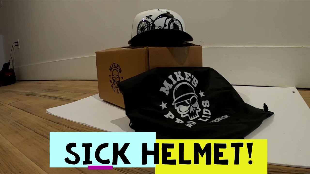MIKE'S PRO LIDS CUSTOM NOVELTY BICYCLE HELMET UNBOXING - VLOG #38 - YouTube