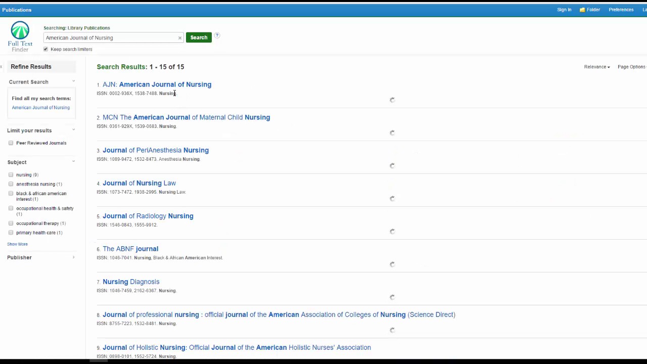 Using Full Text Finder - YouTube
