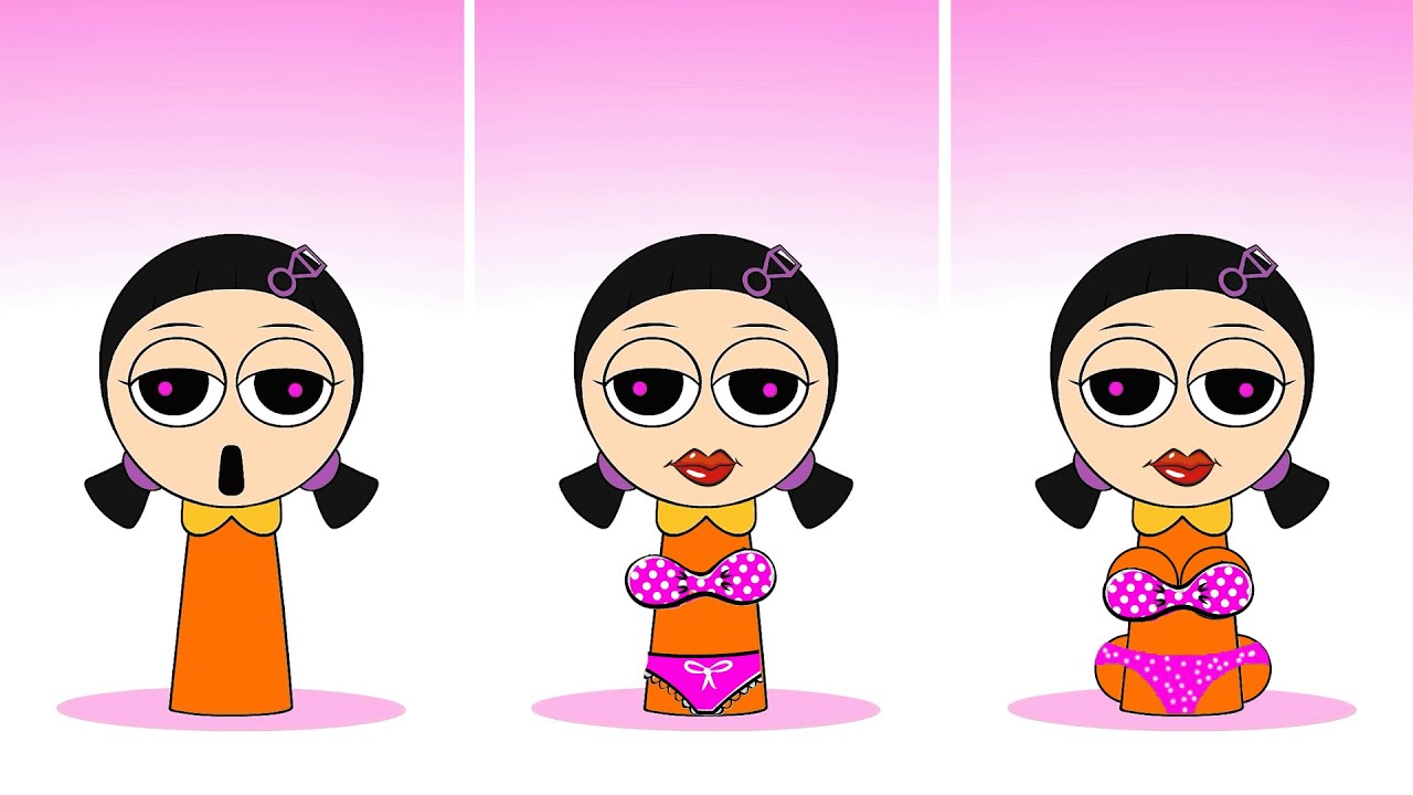 Sprunki OC All Phases Doll Squid Game Compilation Incredibox #sprunki # ...