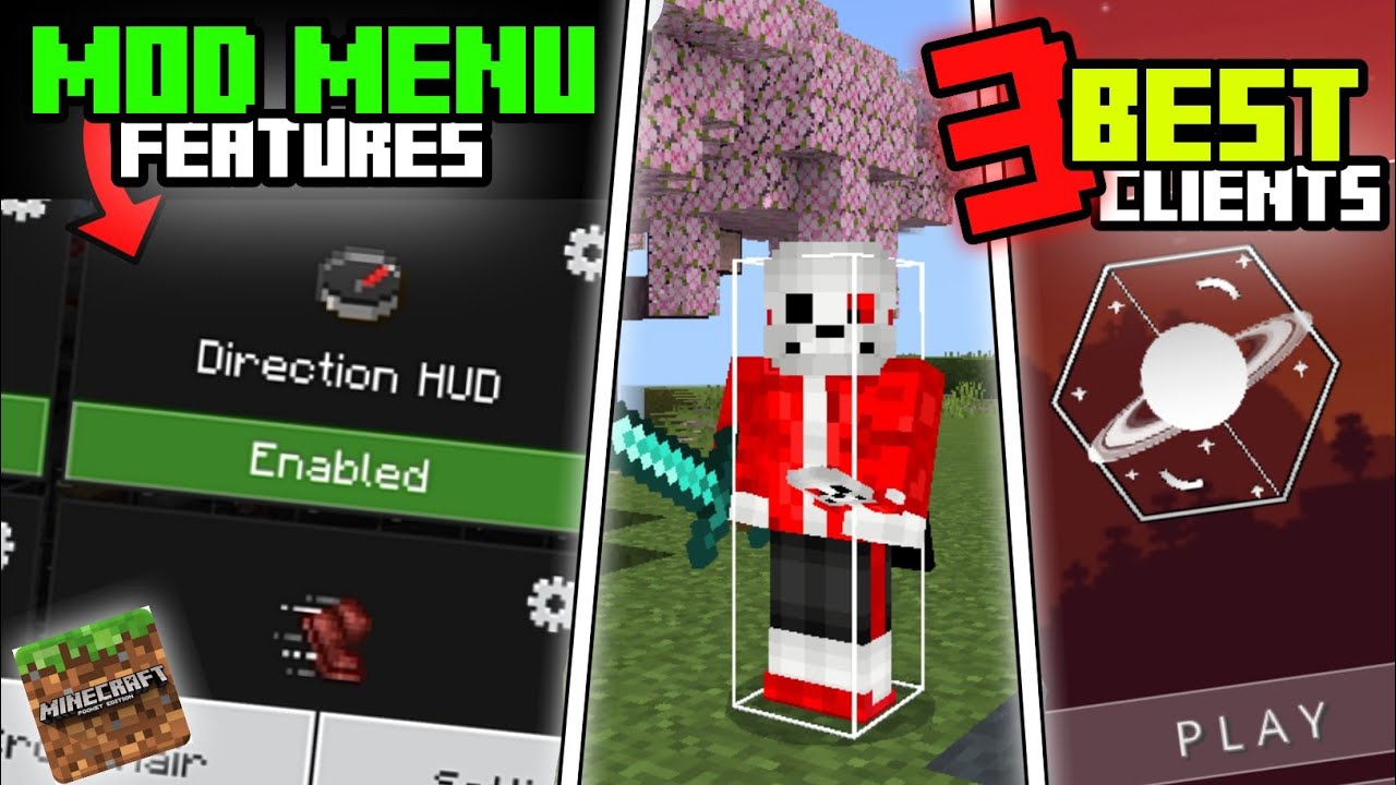 3 BEST Clients For Minecraft PE 1.21 🔥 (New Clients) - YouTube