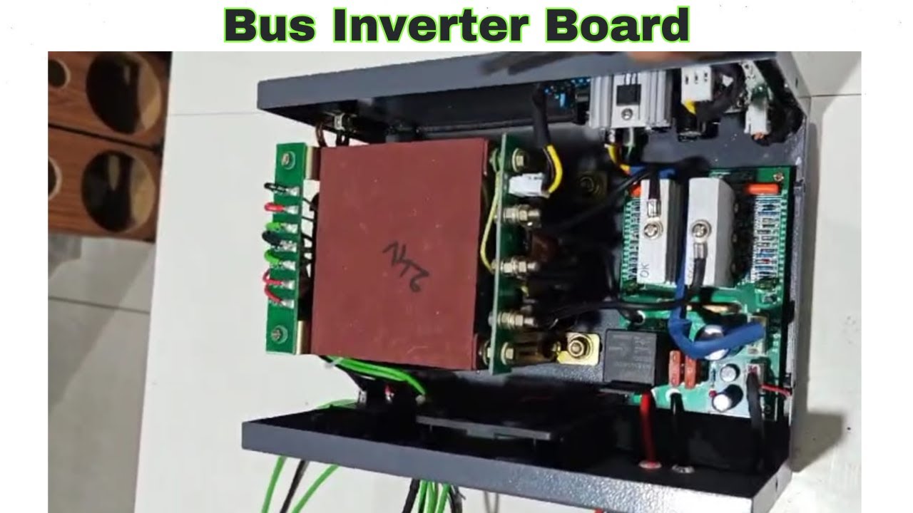 Bus inverter board connection details | #inverter #gksinfotech - YouTube