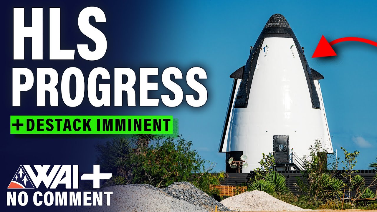 Starship HLS Progress & Ship 25 Destack Imminent! - YouTube