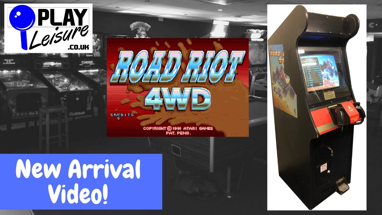 Get ready for a RIOT! It's Atari's Road Riot 4WD Arcade Machine ...