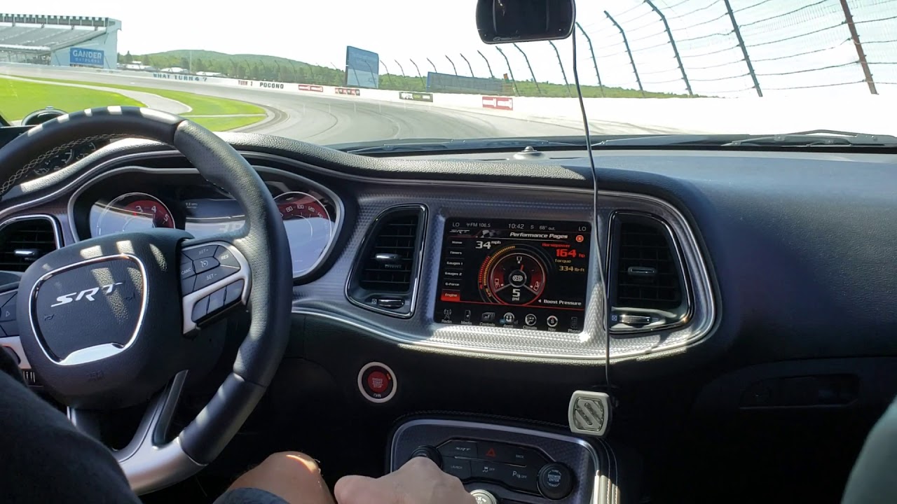 M6 Hellcat Roll Racing GTR @ Pocono Raceway - YouTube