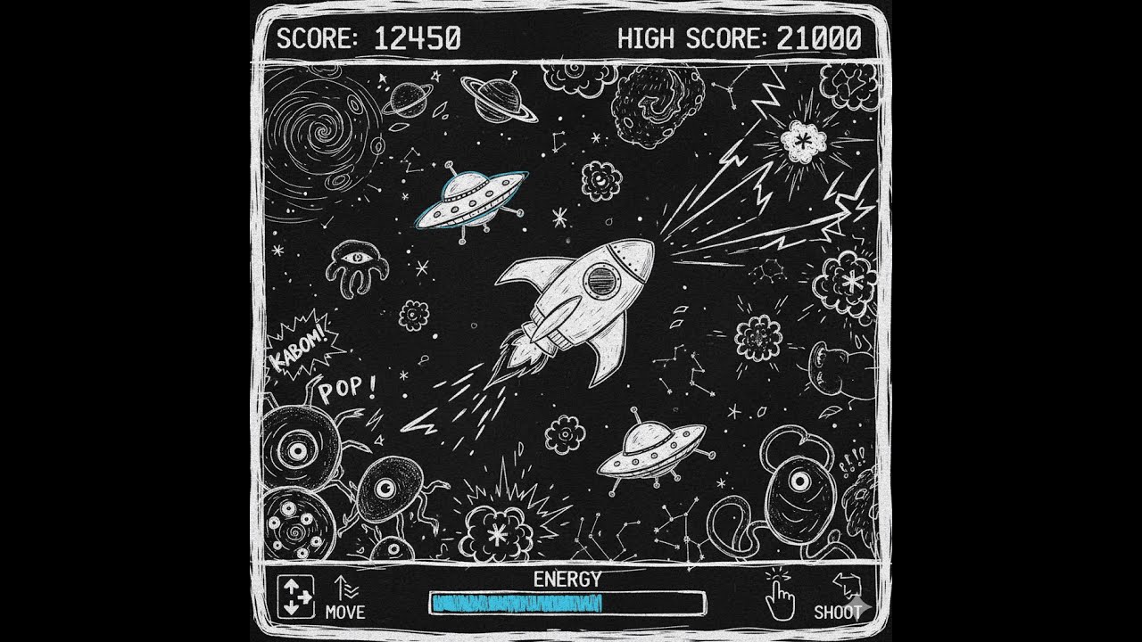 Doodle Space Shooter - Retro Arcade Game (Free to Play in Your Browser ...