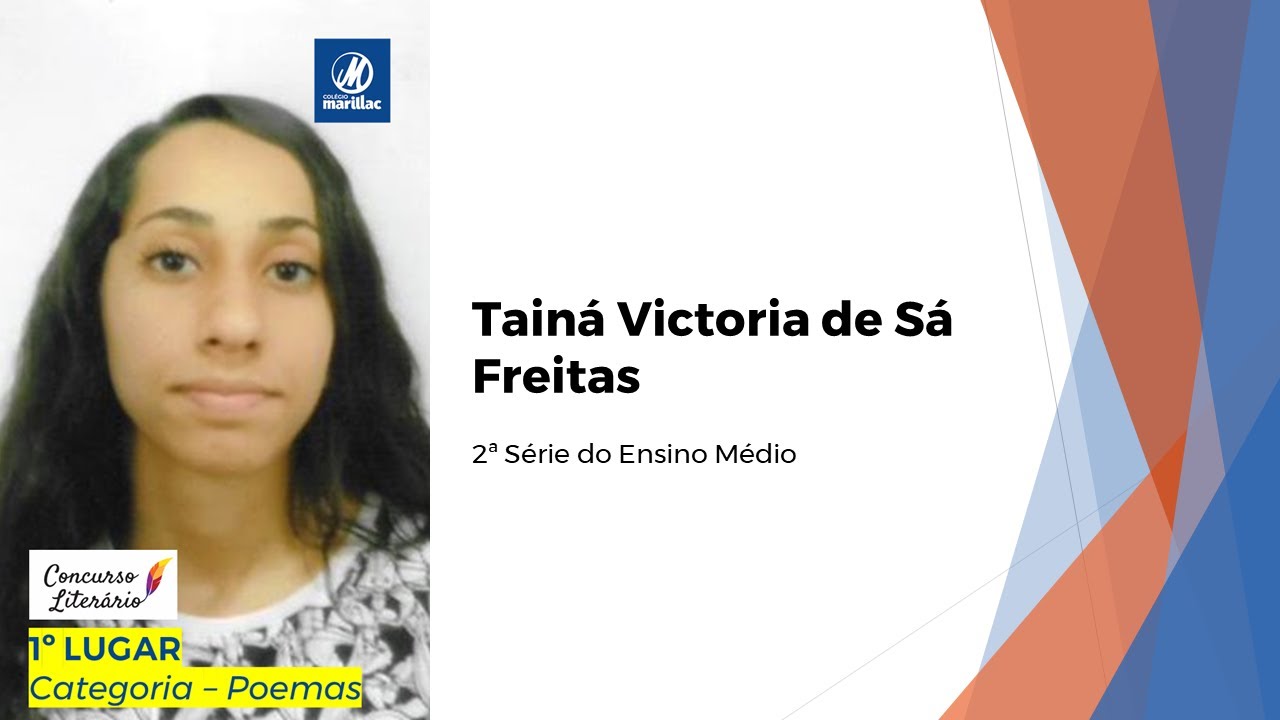 Concurso Literário - 2020 - Tainá Victoria de Sá Freitas - 2ª Série do ...