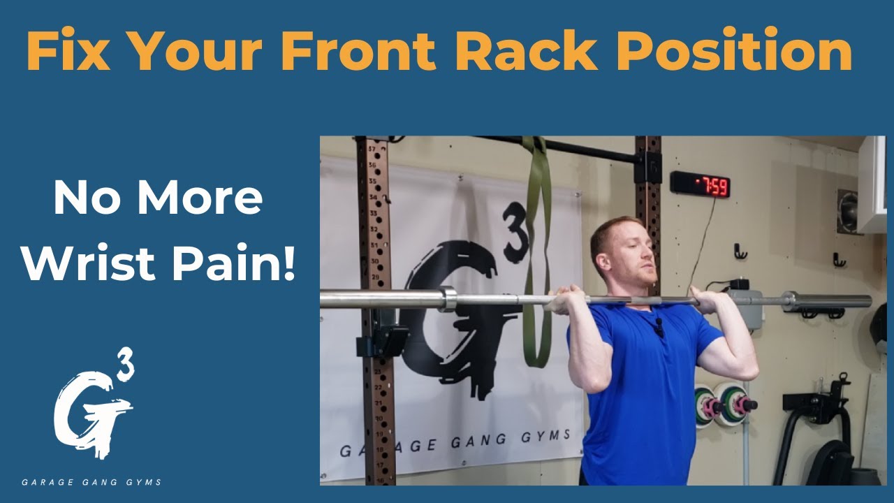 Improving Your Front Rack | Squats and Shoulder Press - YouTube