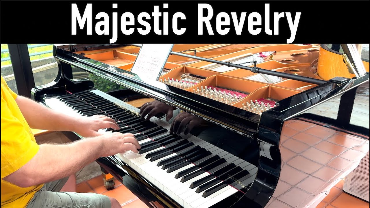 "Majestic Revelry" Piano Music by David Hicken - YouTube