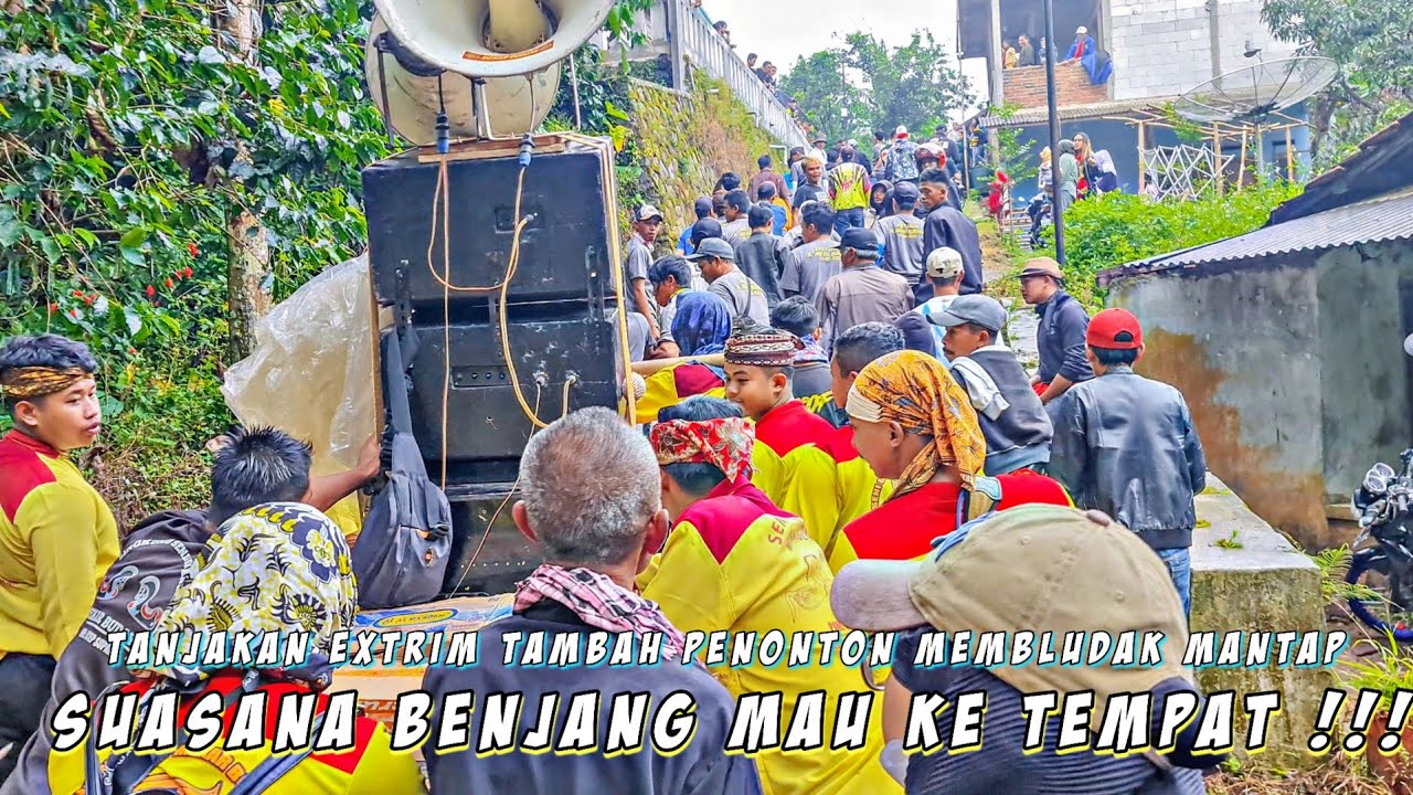 BEGINILAH SUASANA BENJANG MAU KE TEMPAT!!! FULL PENONTON - Seni Benjang ...
