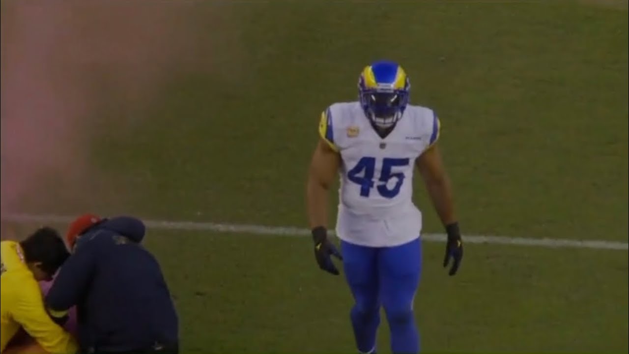 Bobby Wagner hit sticks a streaker at Rams vs 49ers on Monday Night ...
