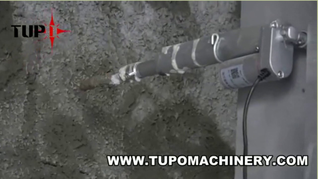 TUPO 8 E-Control Plus 1000 Automatic Rendering Machine working in Dubai - YouTube