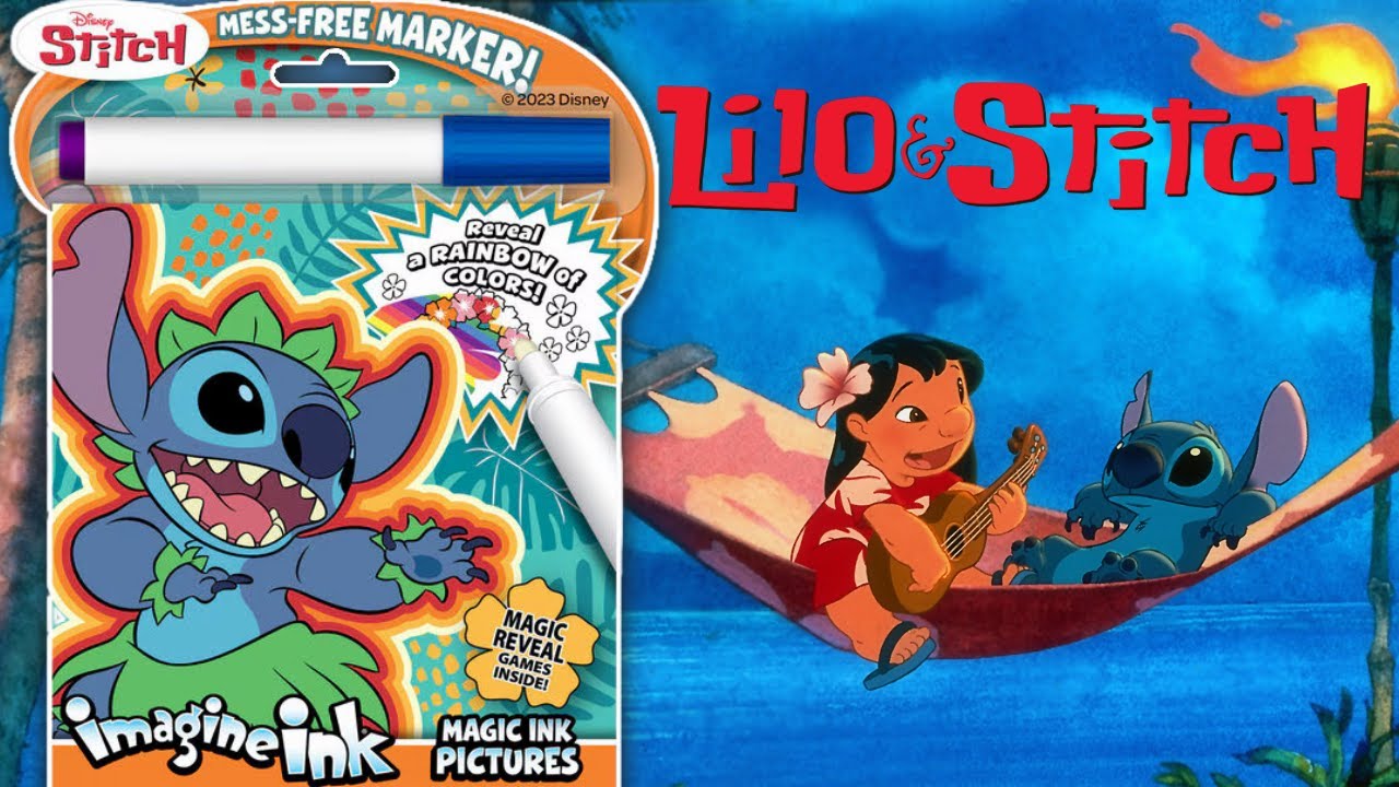 Lilo & Stitch Imagine Ink Coloring & Activity Book | COLORING ...