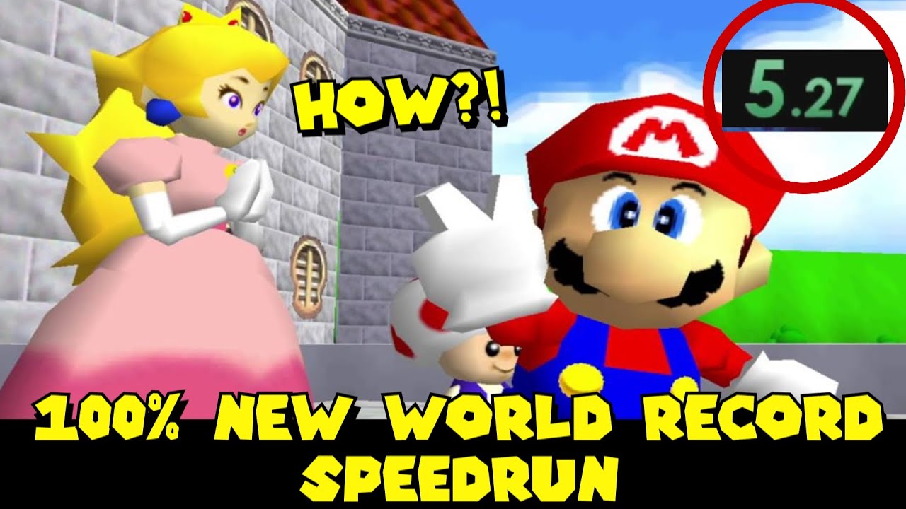 MARIO 64 NEW WORLD RECORD SPEEDRUN (2022) - YouTube