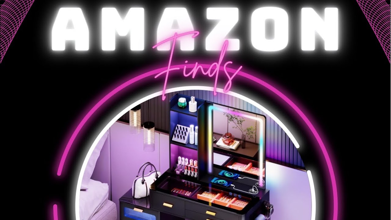 AMAZON FINDS! | Beautiful DIY Vanity Set! - YouTube