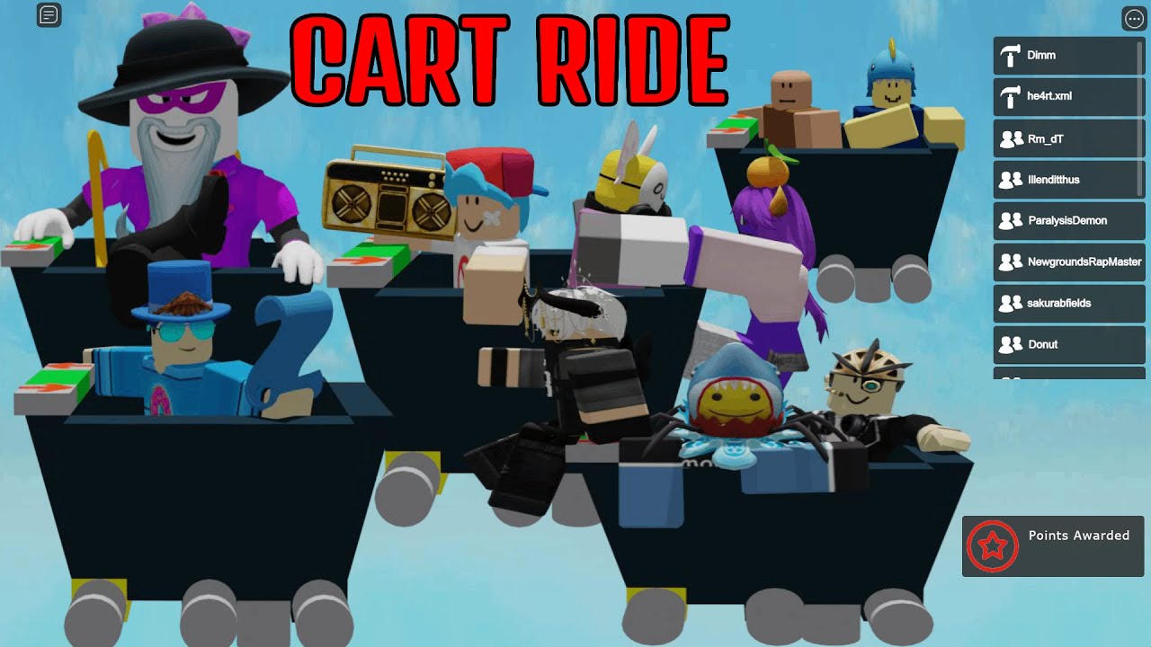 FNF:-) Roblox Cart Ride - YouTube