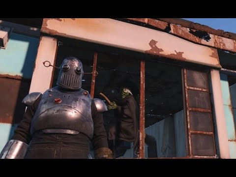 Buff Biff in Fallout 4 Rides the Rails to the Railroad - YouTube