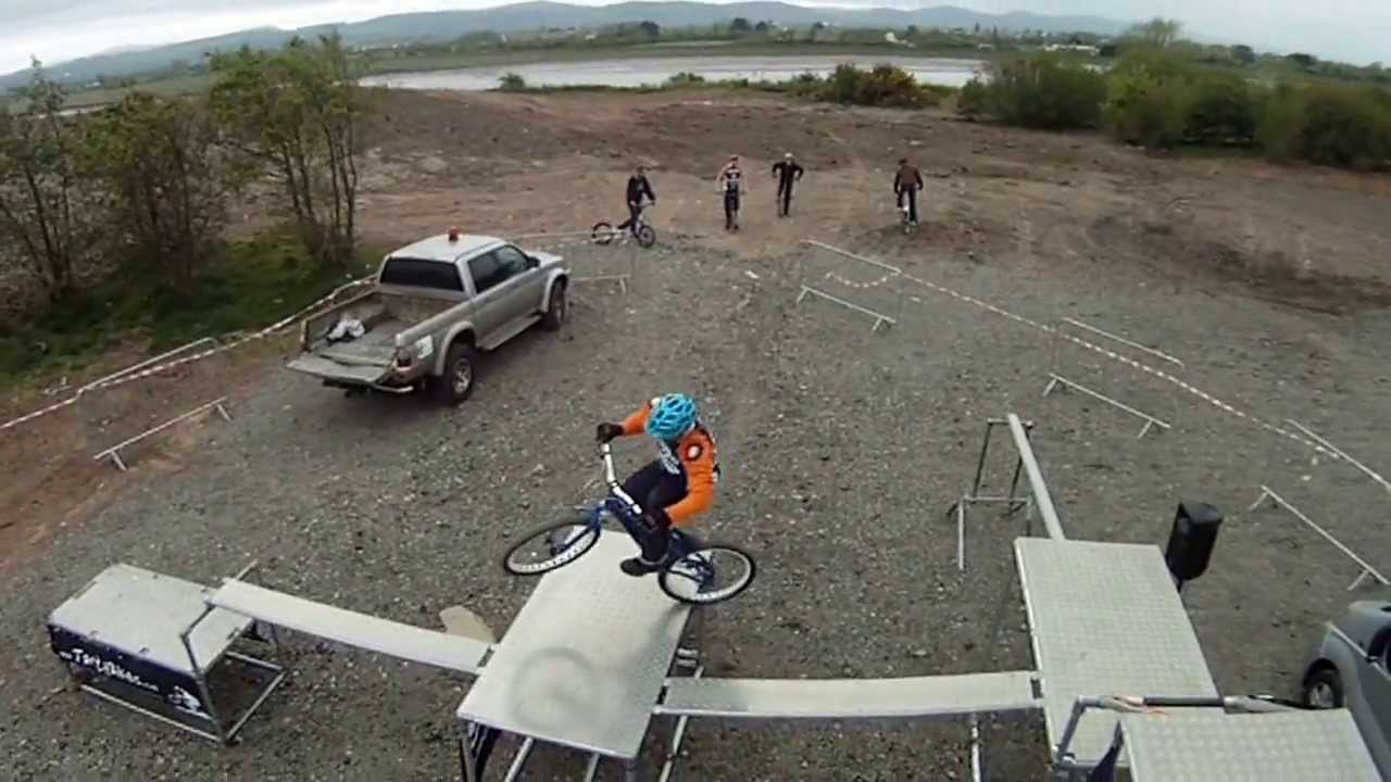 Rhyl Marsh tracks Cycling, Bmx and trials 2013 open day - YouTube