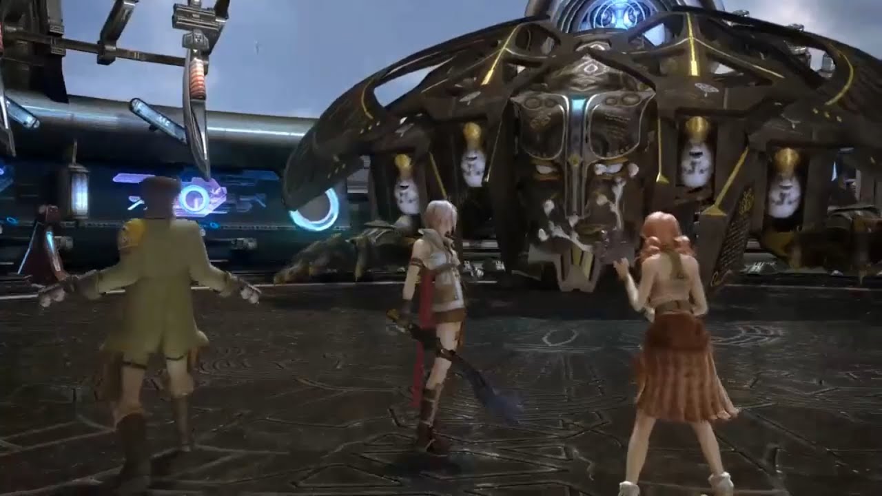 Final Fantasy XIII - Barthandelus Boss Fight - YouTube