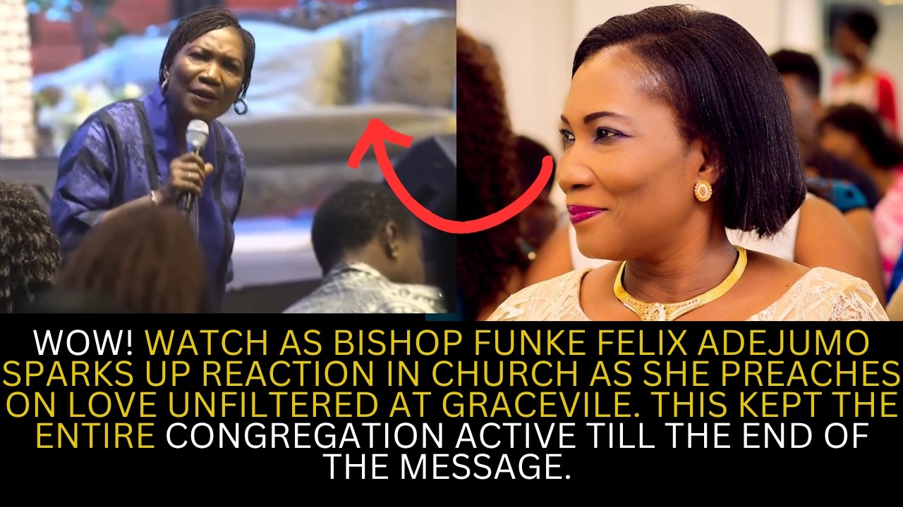WOW! WATCH AS BISHOP FUNKE FELIX ADEJUMO SPARKS UP REACTION IN CHURCH ...