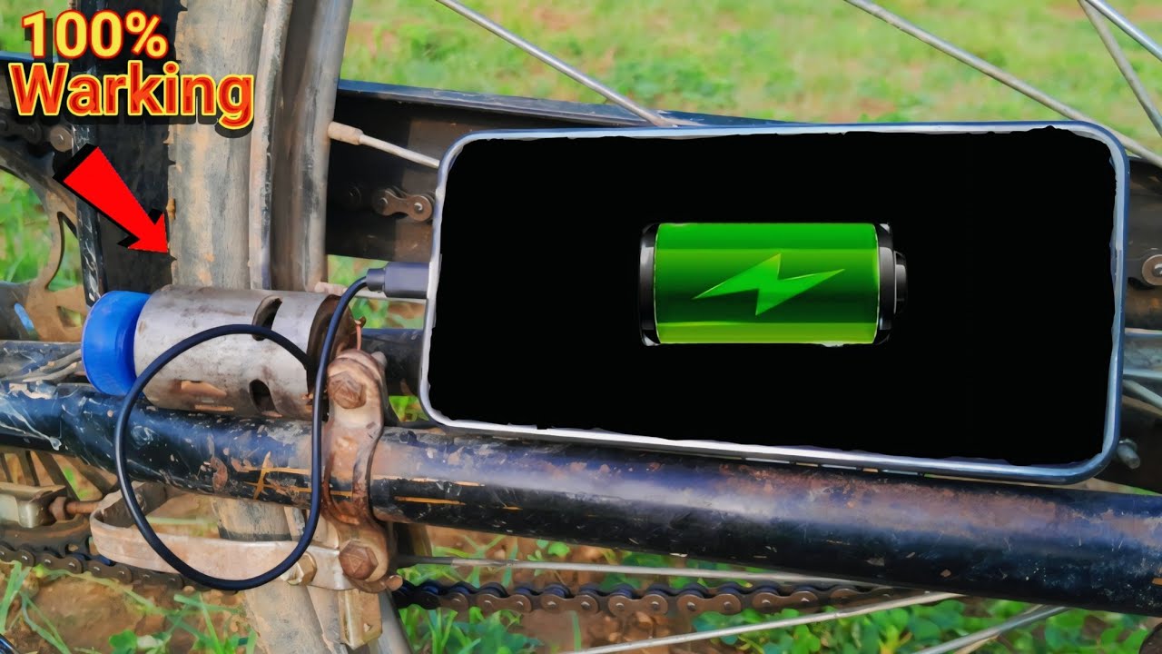 Charging My Phone Using DC Motor - YouTube