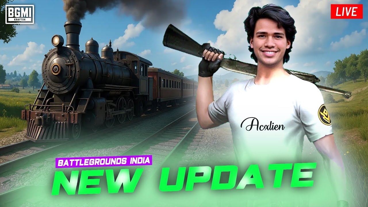 🔥 BGMI New Update 3.8 | Train in Battlegrounds Mobile India 🇮🇳 Bgmi ...
