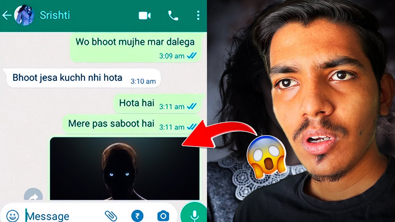 SCARIEST LOVE STORY WAHTSAPP HORROR CHAT😬 PART 8 #horror - YouTube