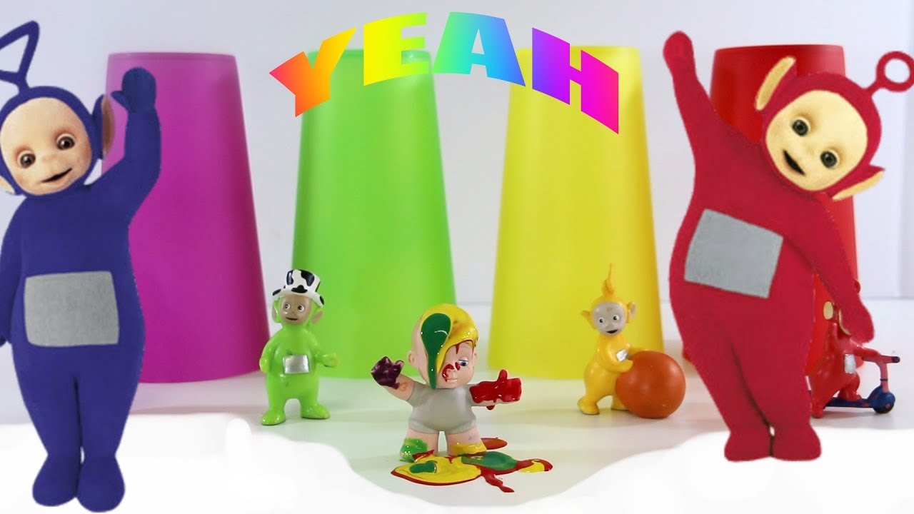 Teletubbies Episode learn colors painting fun - YouTube