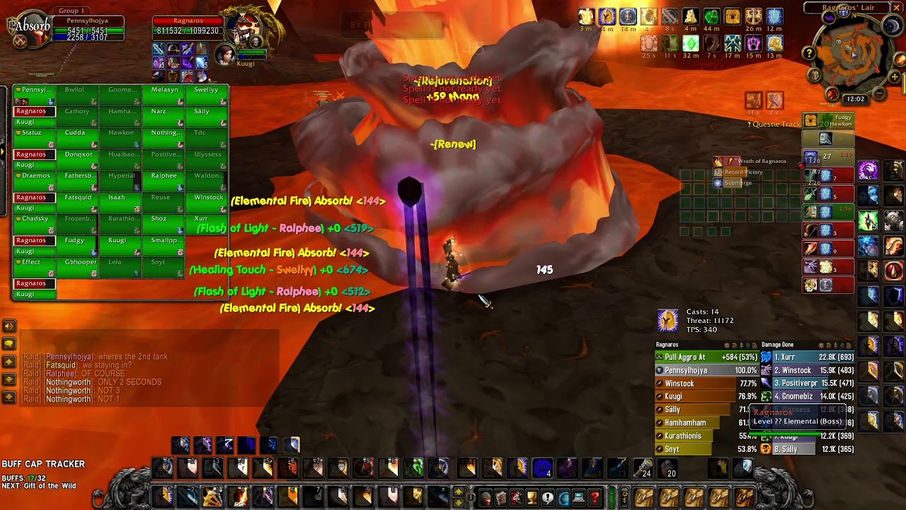 WoW Classic 60 Paladin Tanking Ragnaros SOLO WITH NO OFF TANK?! - YouTube