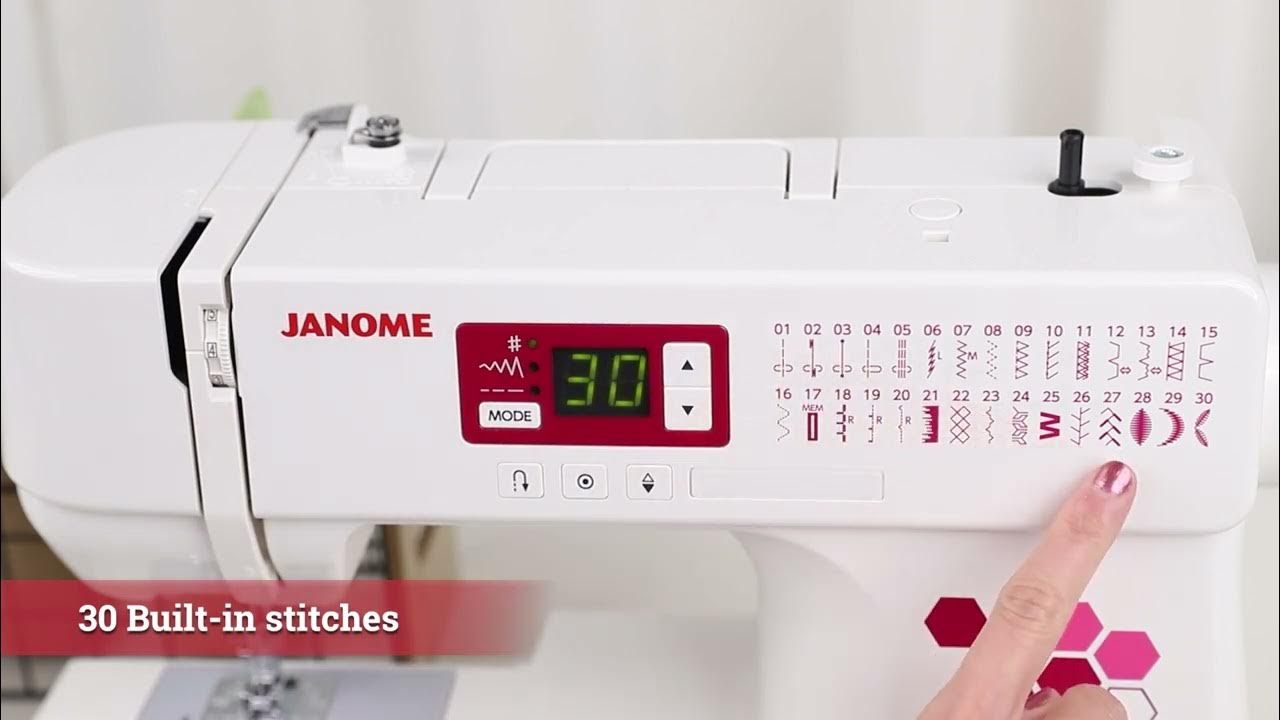 New Janome DC1000 - YouTube