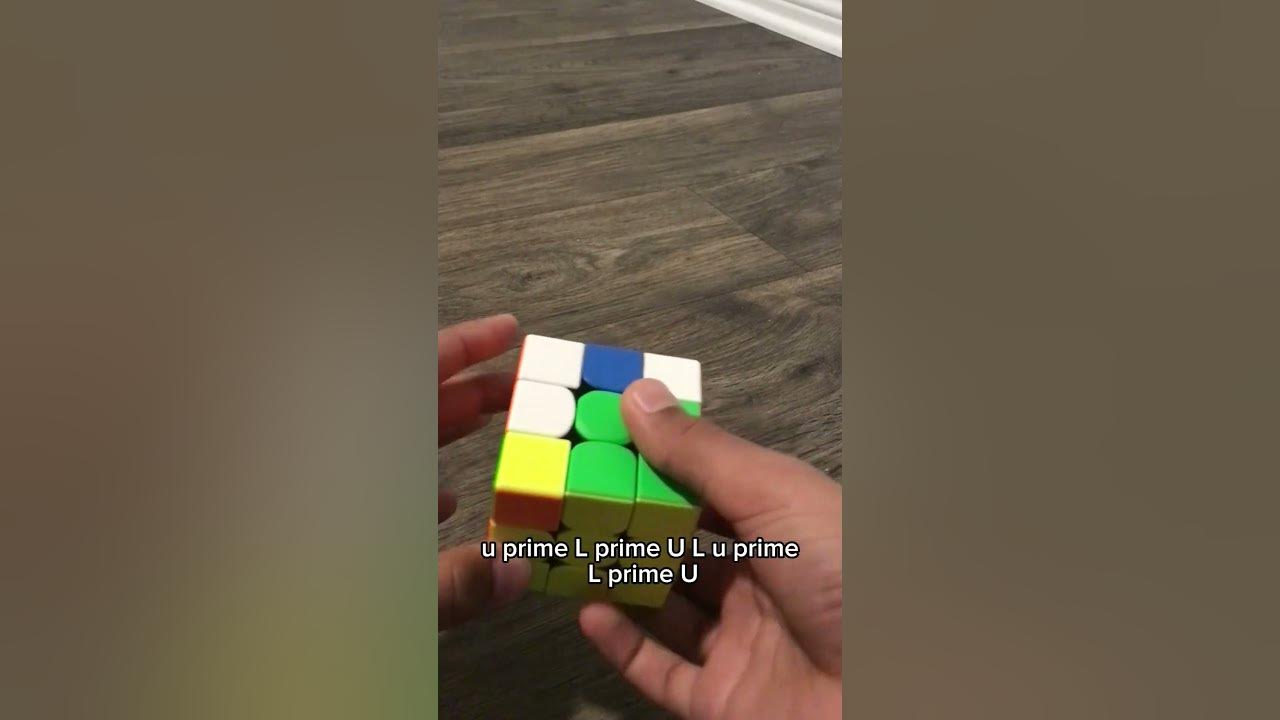 How to make the left algorithm #rubikscube #shorts - YouTube