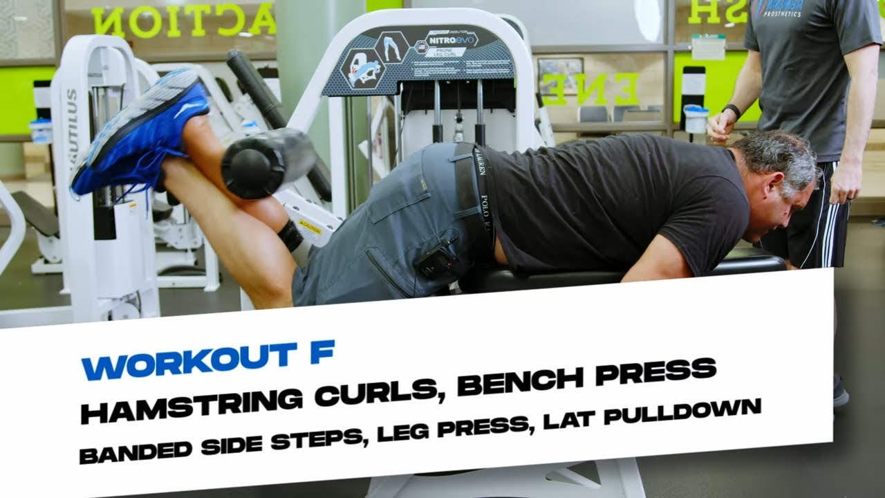 Workout F: 5K Training • Amputee Strength Training Program - YouTube