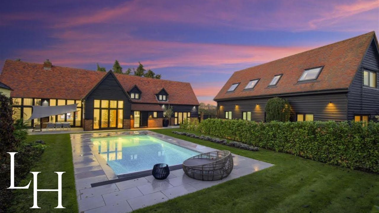 Inside a £1,750,000 Luxury Barn Conversion with Outdoor Pool and Annex ...