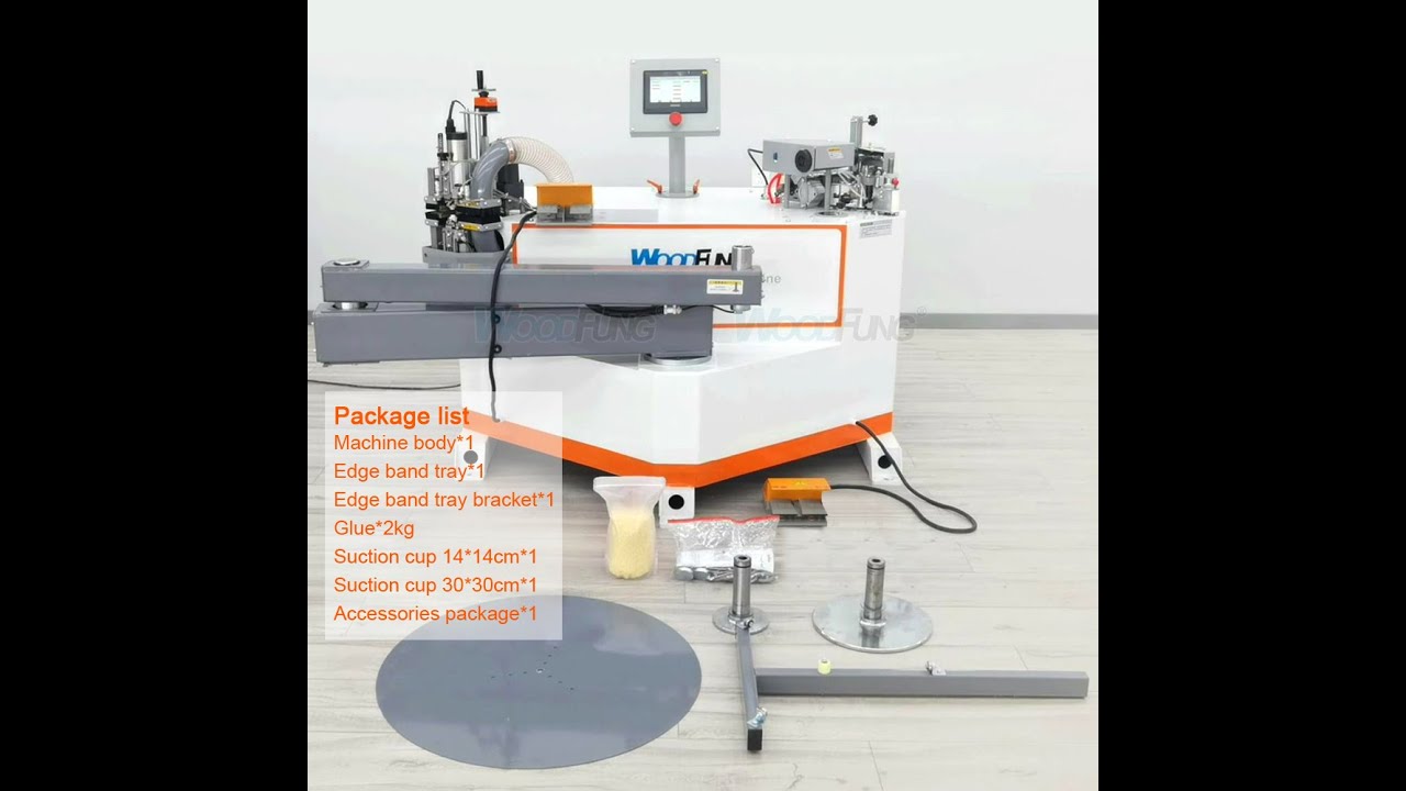 MY 11 contour edgebander banding machine - YouTube