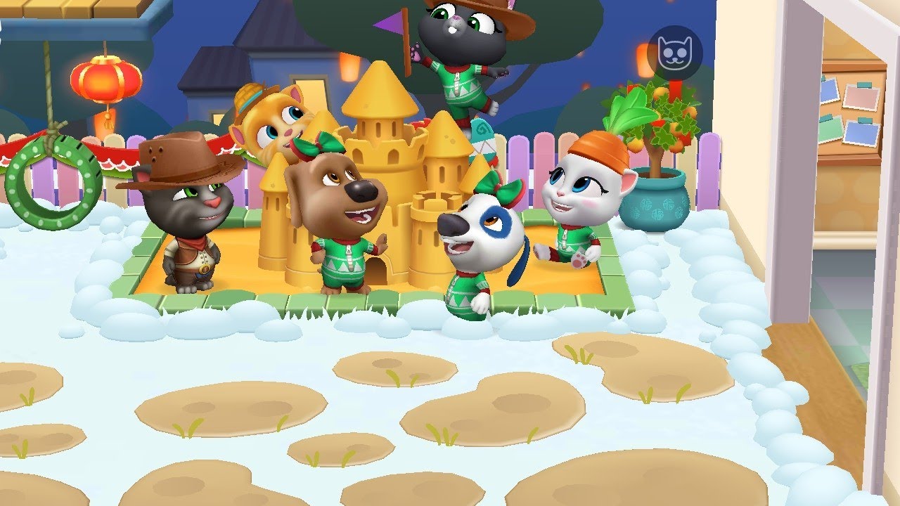 Talking Tom friends Chill 😱 - YouTube