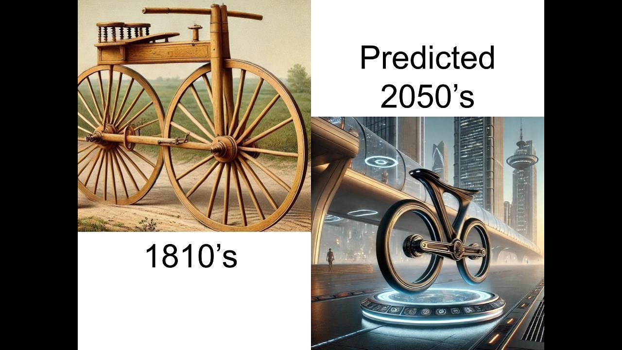 AI Change Over Time Bicycle 1810s to 2050s - YouTube