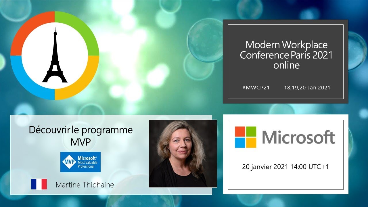 MWCP21 - Microsoft - Découvrir le programme MVP - YouTube