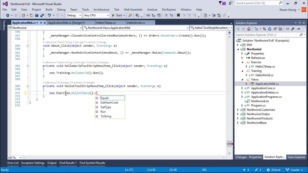 Hello CSharp Exercise - YouTube