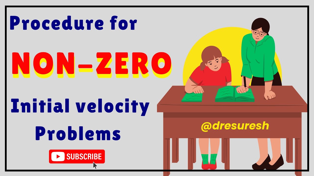 4. Non Zero Initial Velocity Problem Procedure - Wave Equation - YouTube