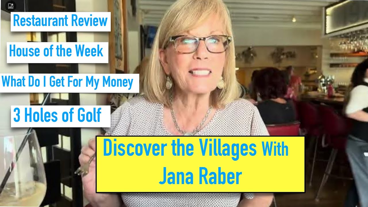 Ep 137 Discover the Villages Community with Jana Raber. Food Review ...
