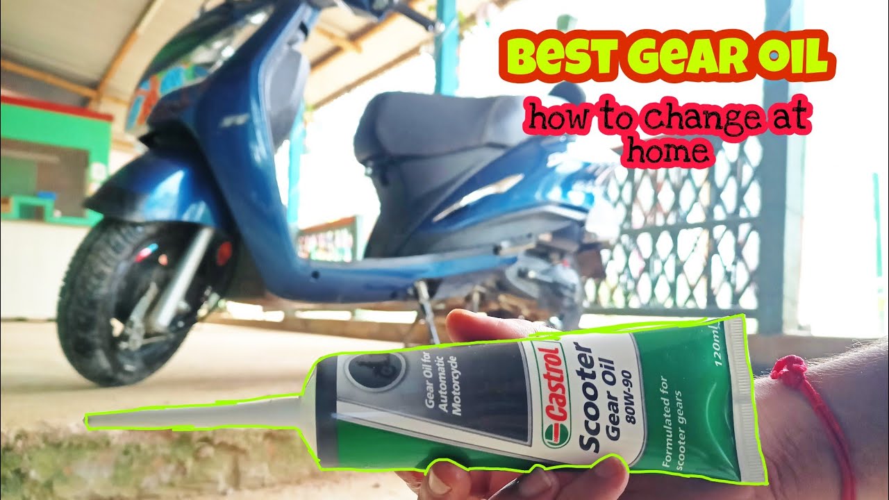 Hero destiny 125 gear oil change at home best gear oil for scooty - YouTube