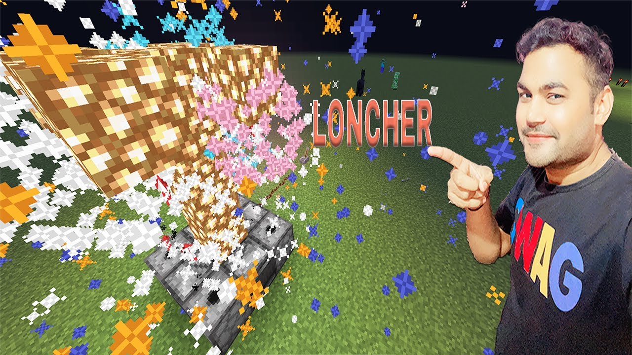 HOW TO MAKE A LAUNCHER MACHINE IN MINECRAFT - YouTube