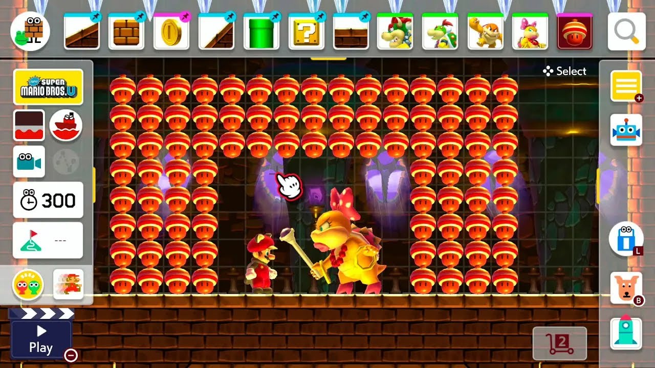 Super Mario Maker 2 - Boss Battle Course Maker (Wendy) - YouTube