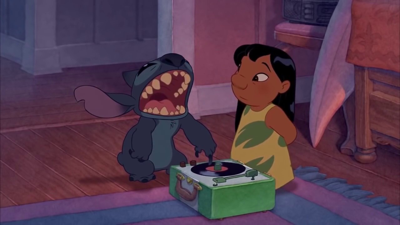 Lilo Listening To Elvis