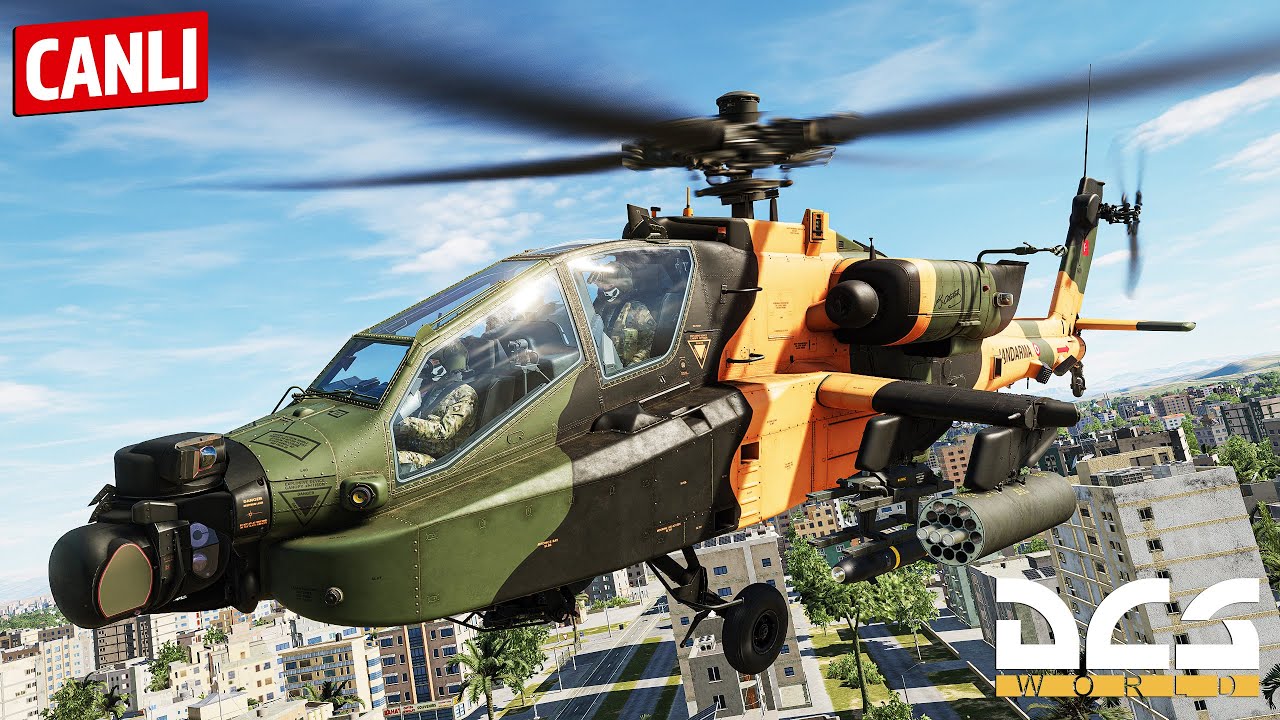 DCS World - GERİ DÖNDÜK! AH-64 Apache ile Suriye'de Multiplayer Görev! - YouTube