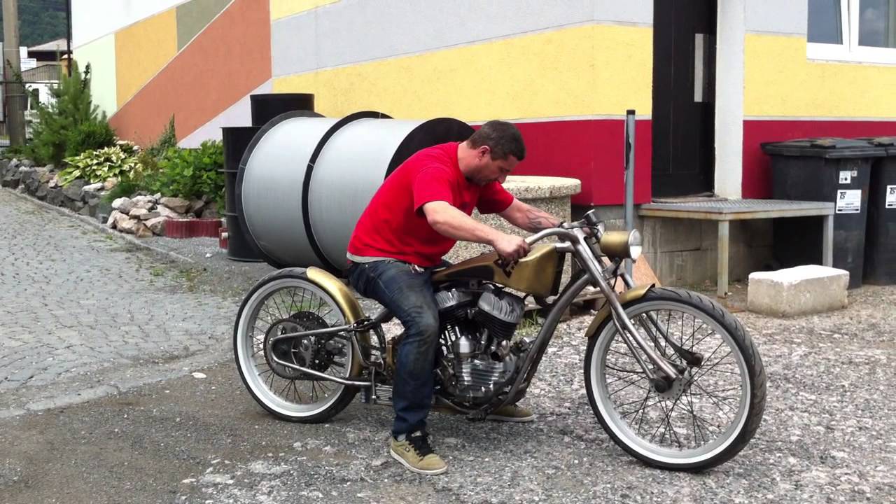 Harley-Davidson WLA 750 Complete Custom - YouTube