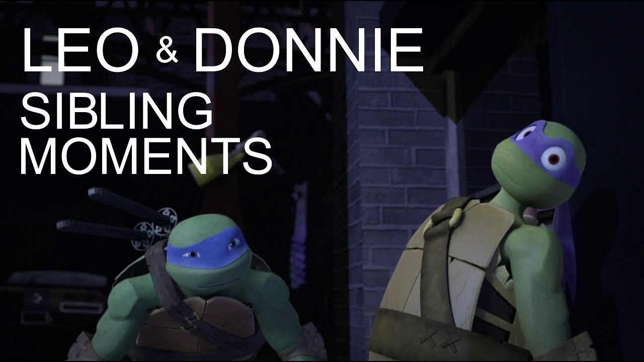 Leo and Donnie being siblings for 14 minutes straight - YouTube