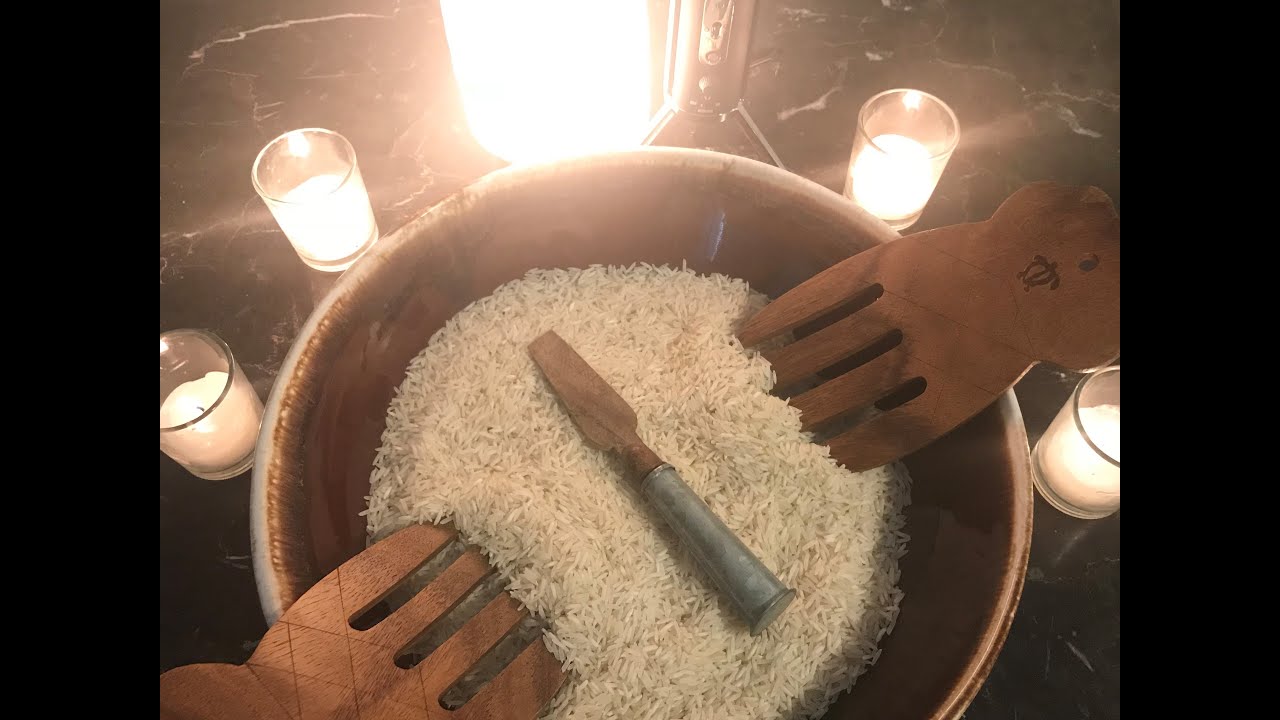 ASMR- Soothing Rice Grain sounds (No Talking) - YouTube