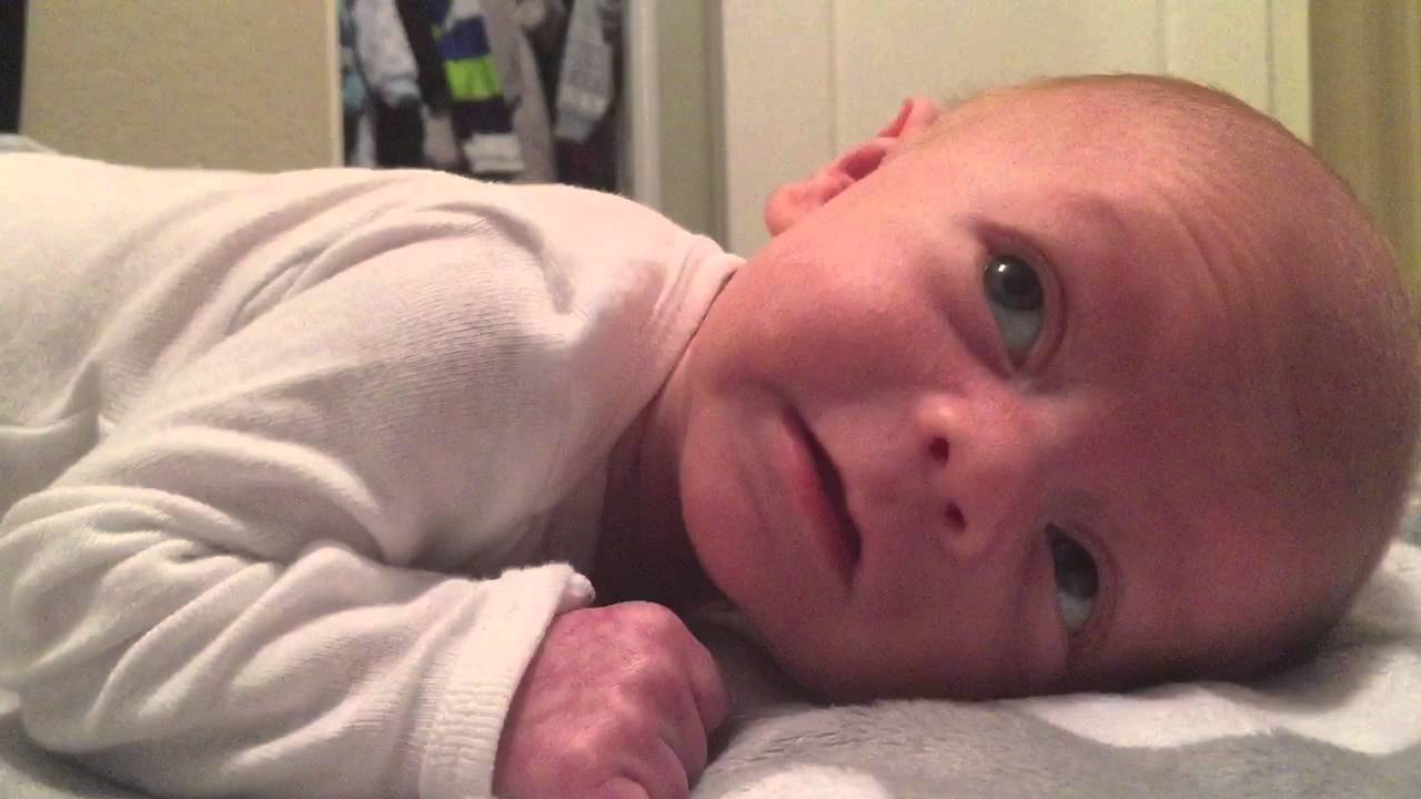 Tummy time talking - YouTube