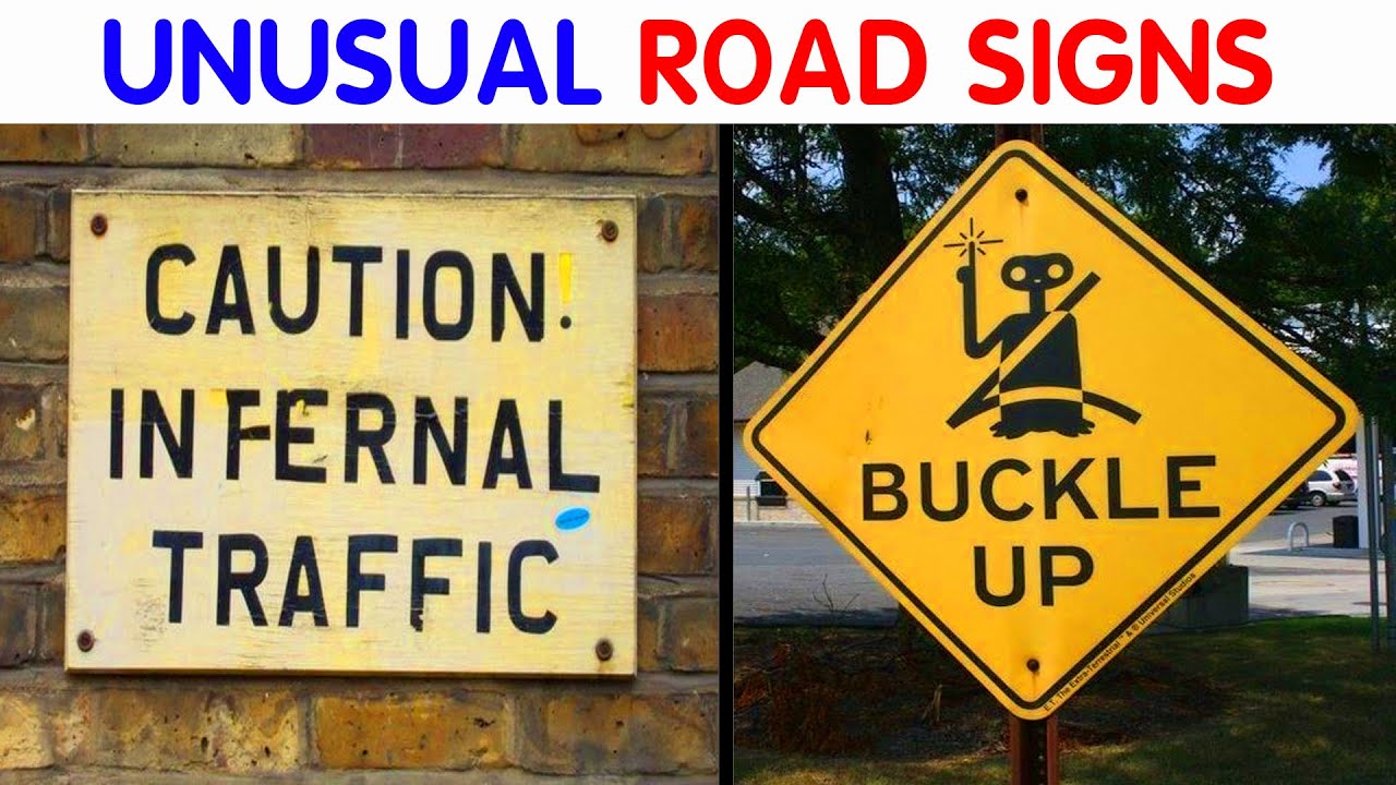 These Funny Road Signs Are A Trip (Pun Very Much Intended) - YouTube