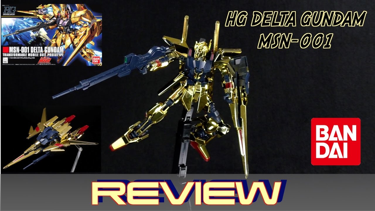 HG MSN-001 Delta Gundam Review - 1/144 Scale - YouTube